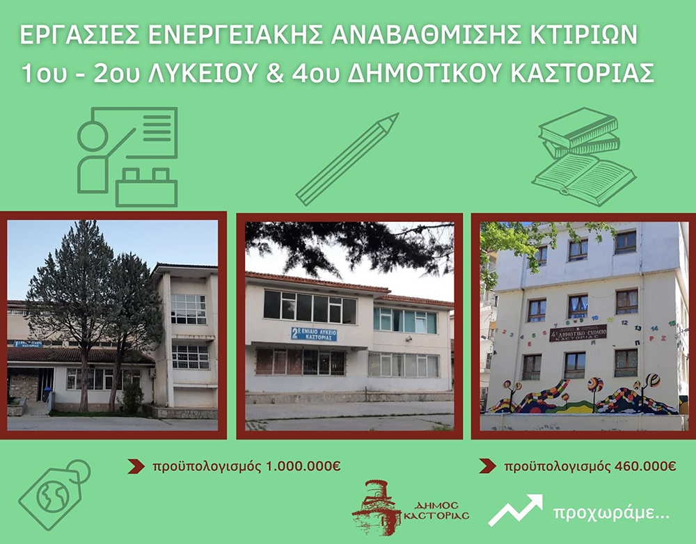 Με «πράσινο» αποτύπωμα το 1ο – 2ο Λύκειο & το 4ο Δημοτικό Σχολείο ...